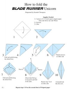 The Blade Runner Unicorn - GeekyDad Crafts